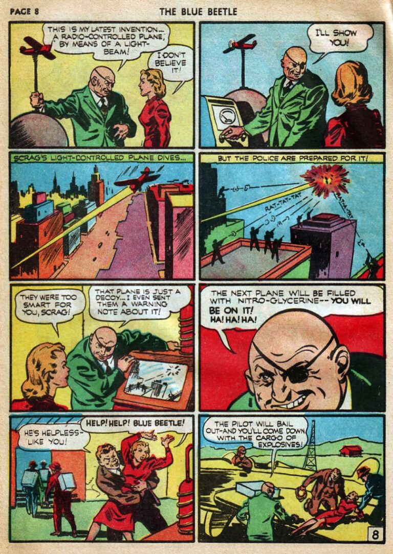 Blue Beetle No5: Vintage Superhero Comic | November 1940 ...