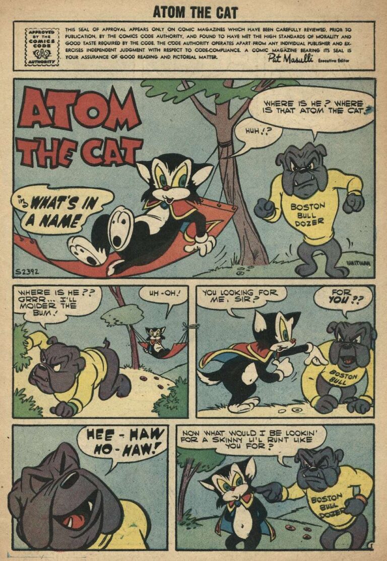 Atom the Cat #9 and #10: Golden Age Superhero Comic Book | October ...