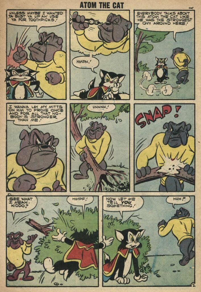 Atom the Cat #9 and #10: Golden Age Superhero Comic Book | October ...