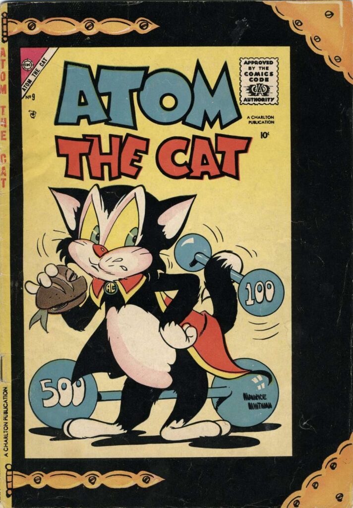Atom the Cat #9 and #10: Golden Age Superhero Comic Book | October ...