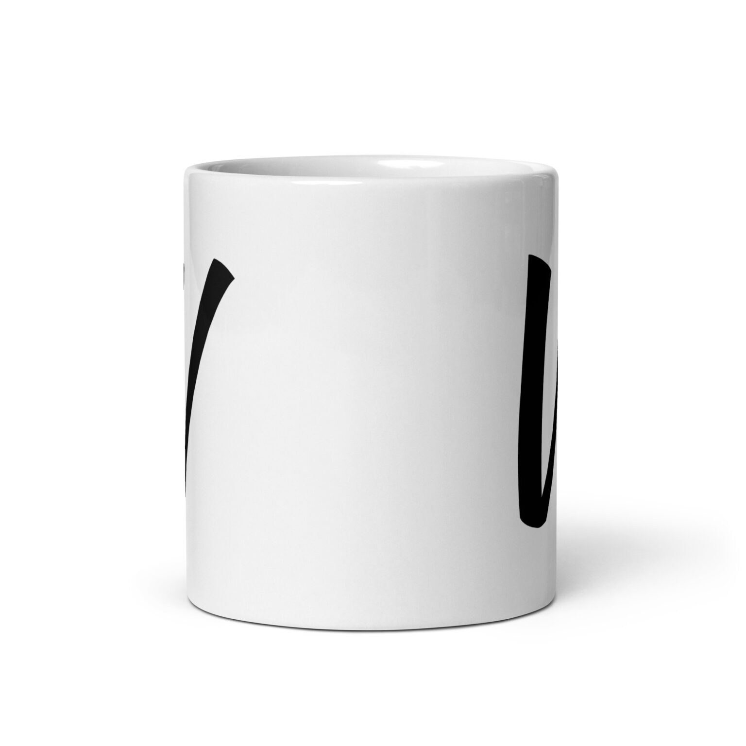 Personalized Letter W White glossy mug - lotzagoodstuf.com