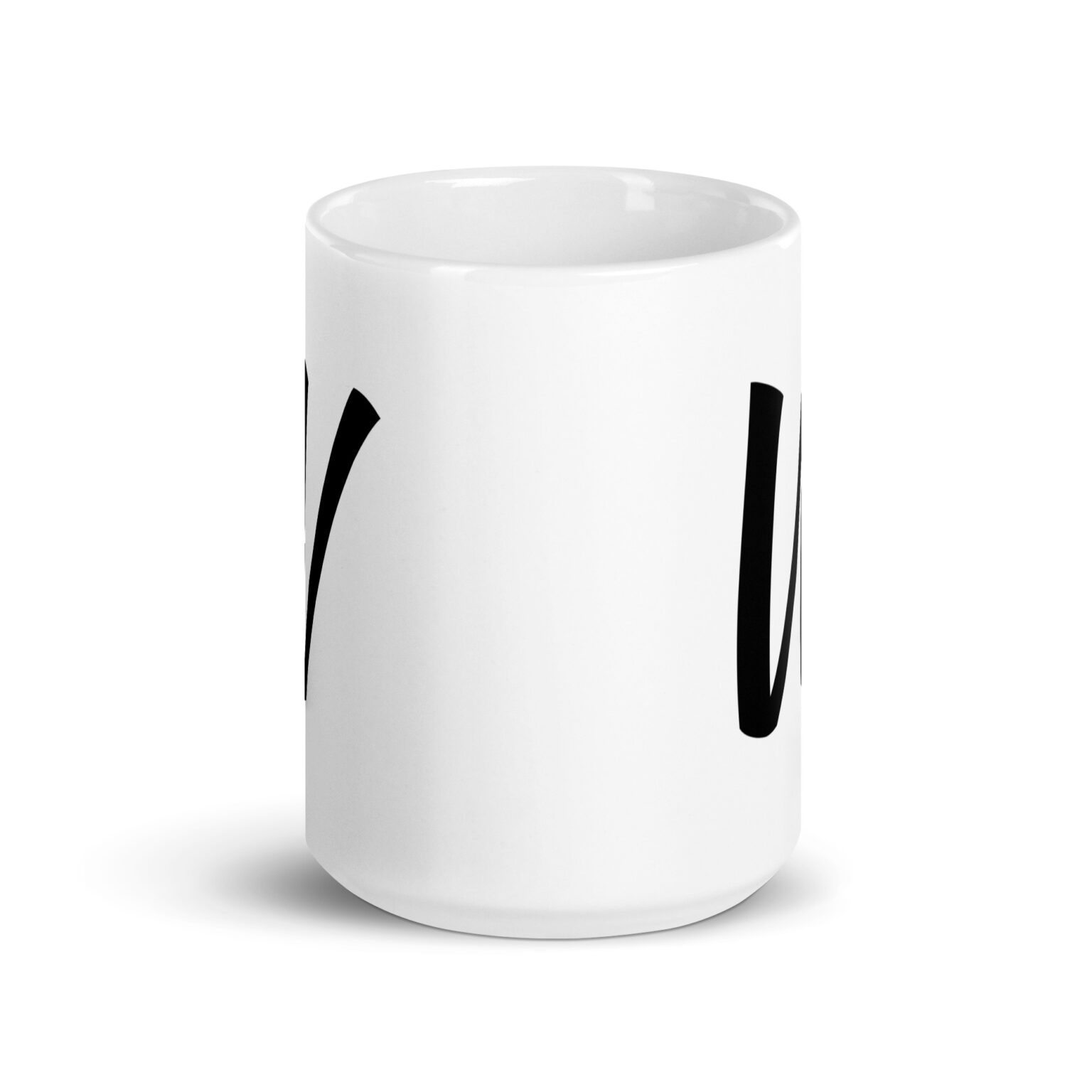 Personalized Letter W White glossy mug - lotzagoodstuf.com